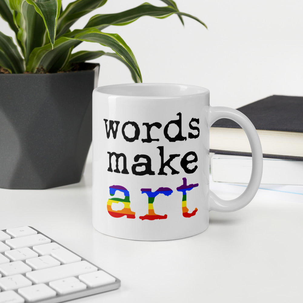 Ceramic Art Mug – Inked in Gray Press